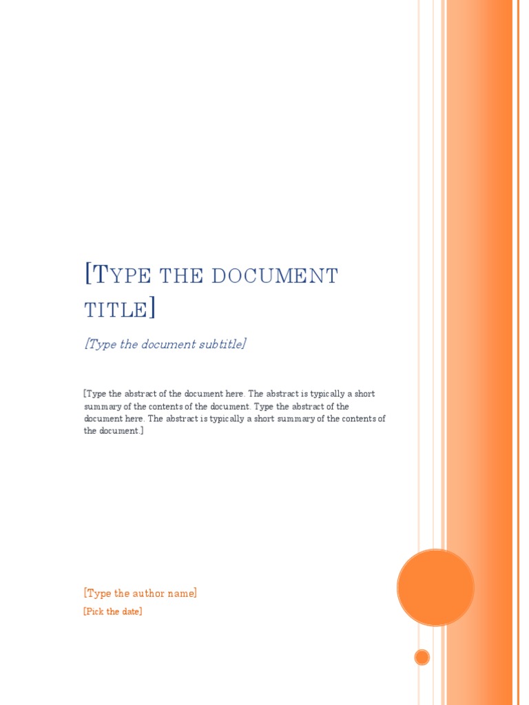 Report Sample | PDF | Page Layout | Computing