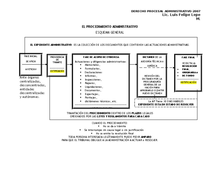 Procedimiento Administrativo 2007: Guía Completa | PDF | Derecho