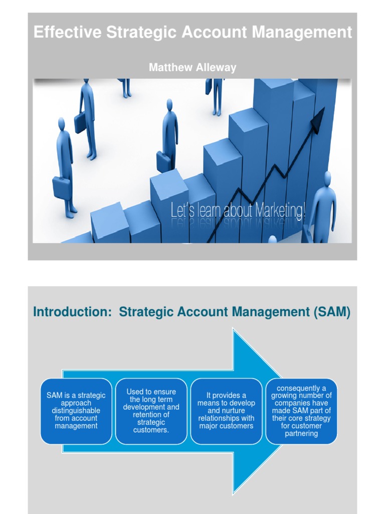 Effective Strategic Account Management | PDF | Strategic Management | Sales