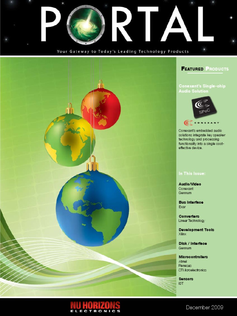 Nu Horizons Electronics - Portal December 2009 | PDF | System On A Chip ...