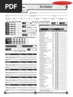 Pathfinder 1 Character Sheet | PDF