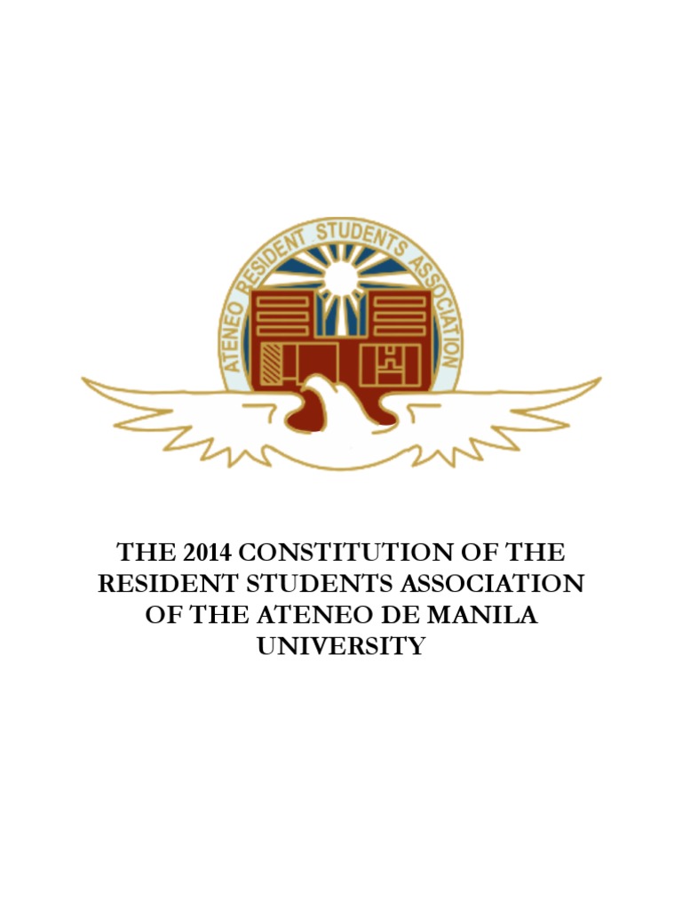 Ateneo Resident Students Constitution | PDF | System Administrator ...