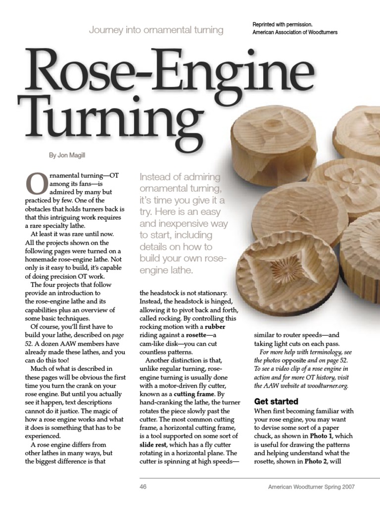 Rose Engine | PDF | Crafts | Metalworking