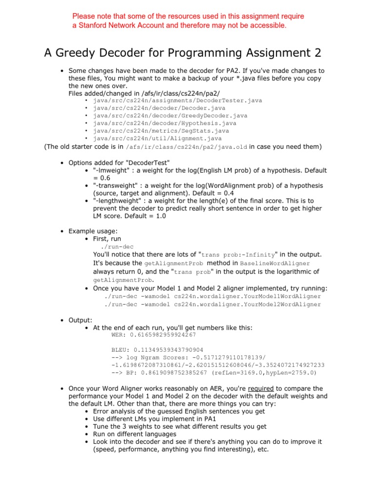 Prog Assign 2 Decoder | PDF | Java (Programming Language) | Logarithm