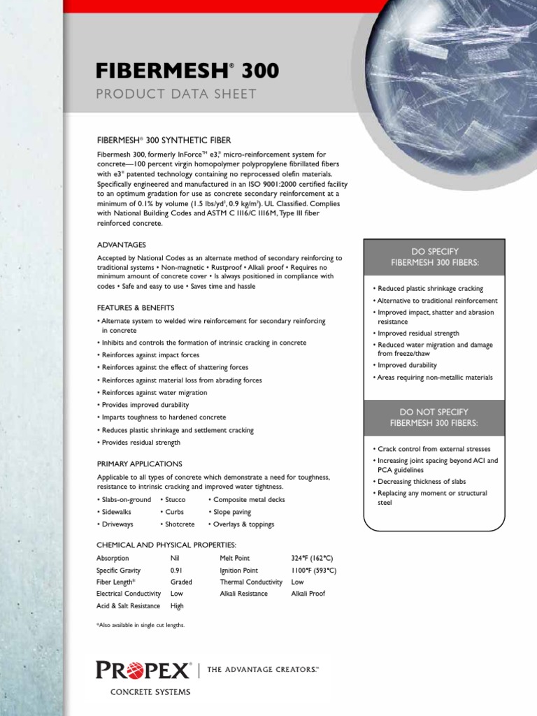 Fibermesh 300 | PDF