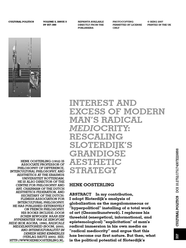 4 Interest and Excess | PDF | Jean François Lyotard | Discourse