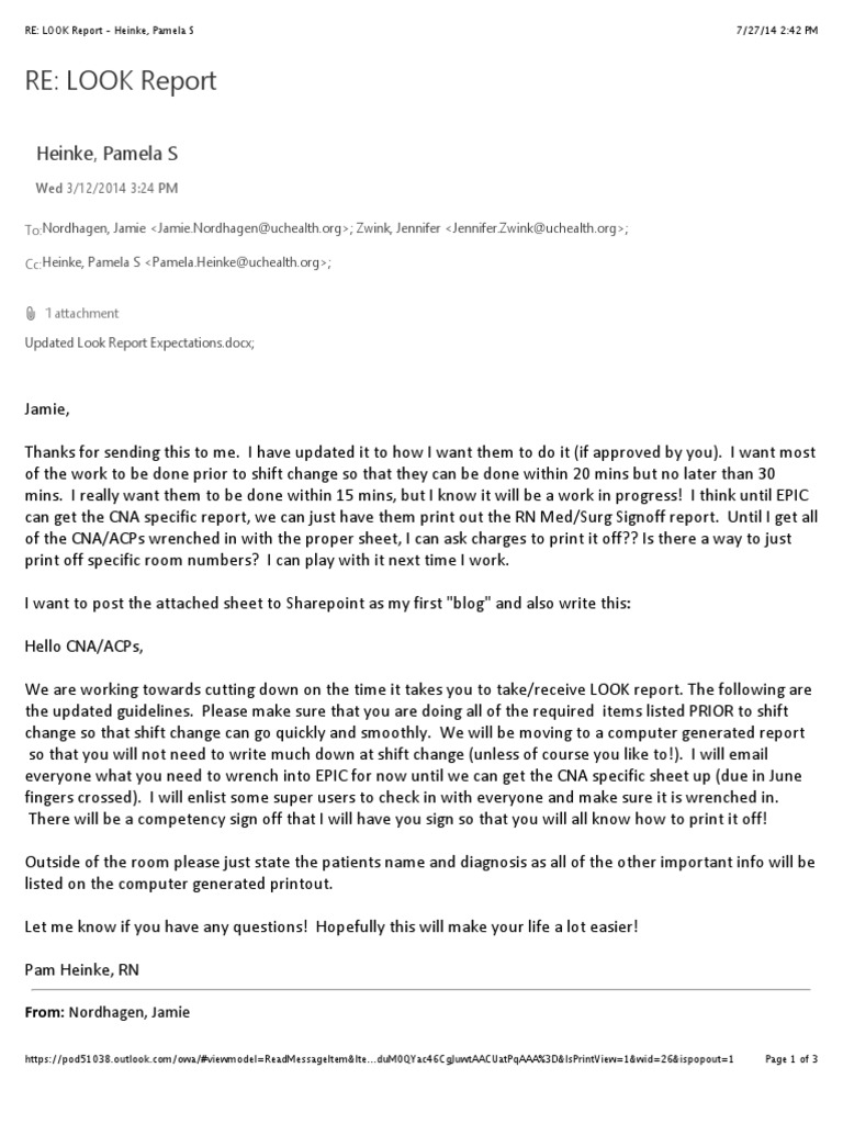 Revised Look Report 31114 | PDF | Business | Wellness