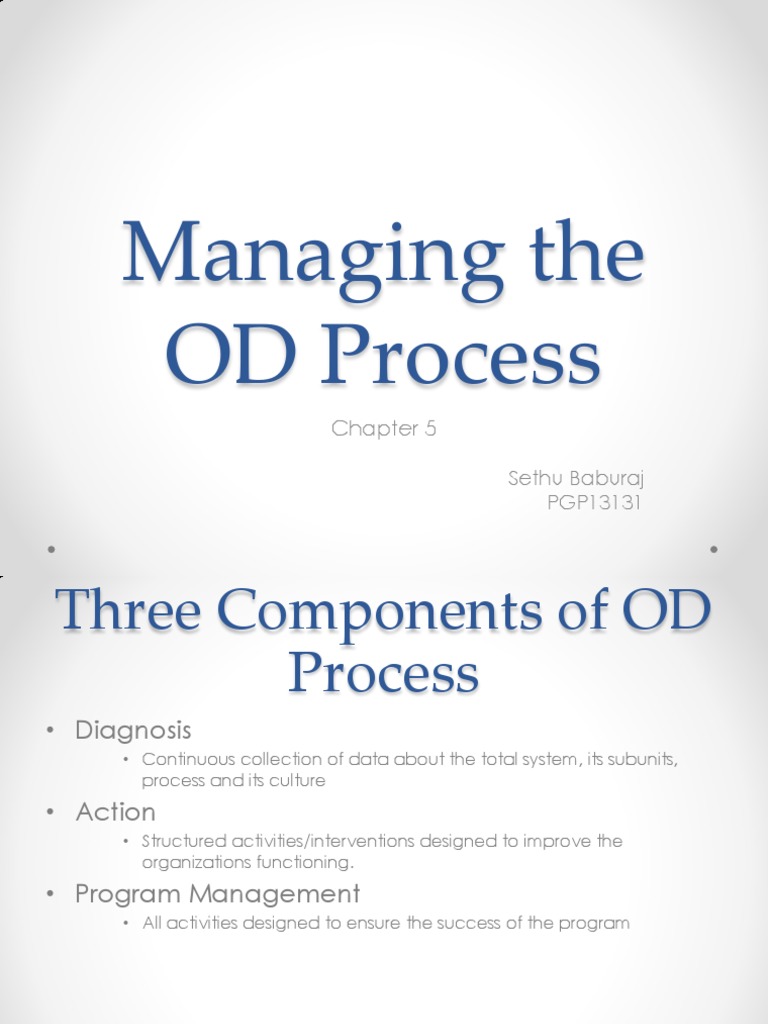 Understanding the OD Process Steps | PDF | Organization Development ...