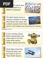 Roald Dahl Fact File-1 | PDF