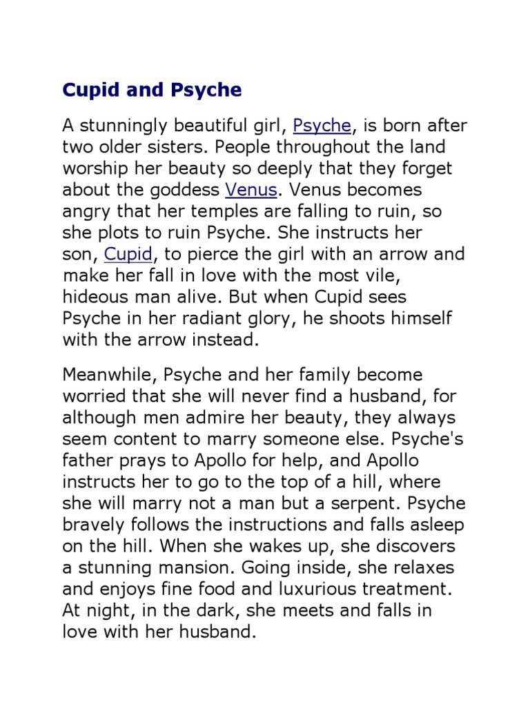 Cupid And Psyche Cupid Soul Free 30 Day Trial Scribd