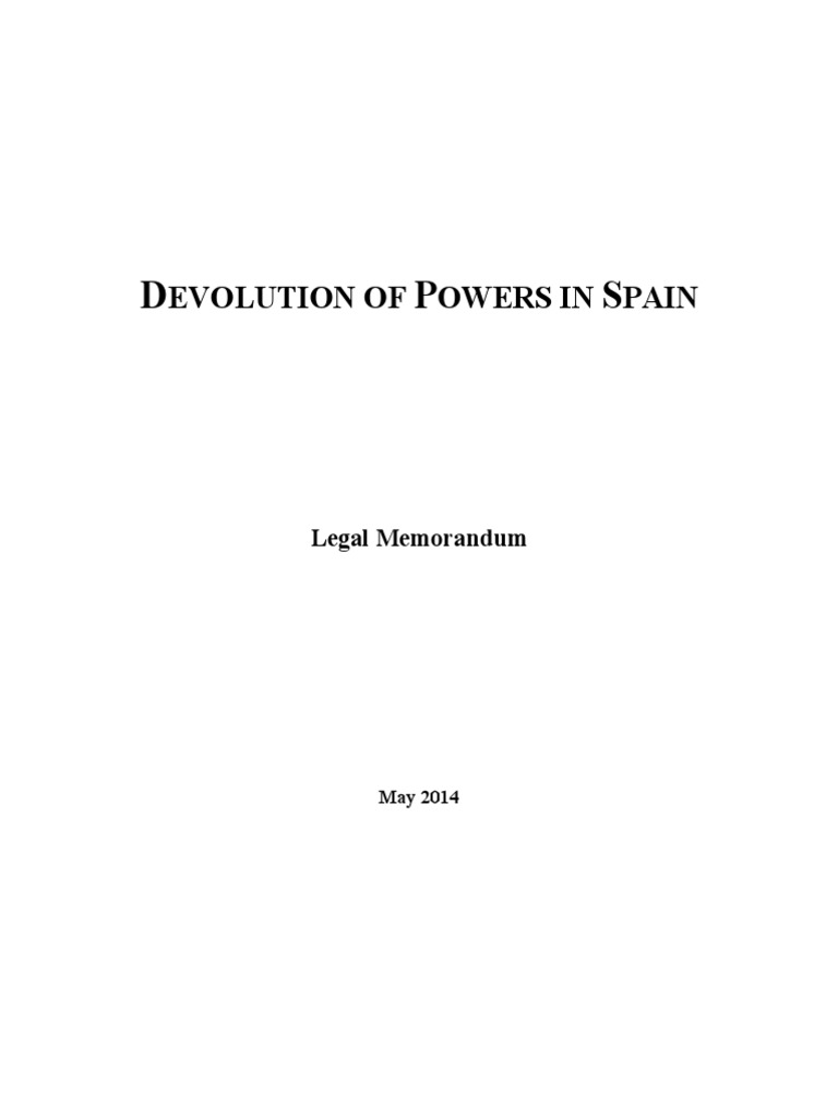 Devolution in Spain | PDF | Devolution | Taxes