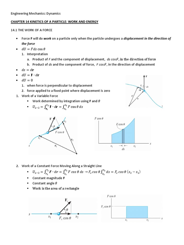 Dynamics Hibbeler CH 14 Notes