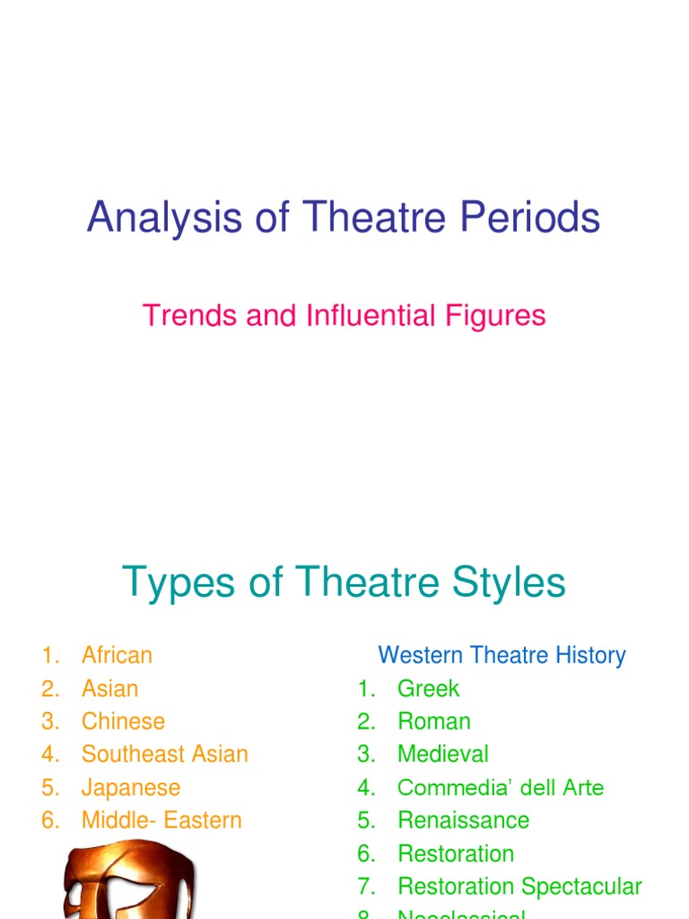 Analysis of Theatre Periods | PDF | Restoration Comedy | Theatre