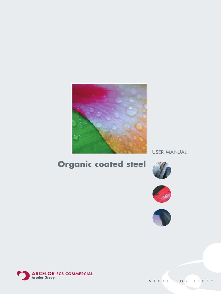 Organic Coated Steel: Arcelor | PDF | Rivet | Sheet Metal