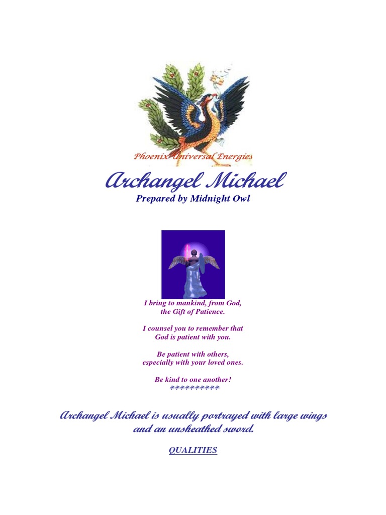Archangel Michael Manual | PDF | Michael (Archangel) | Angel