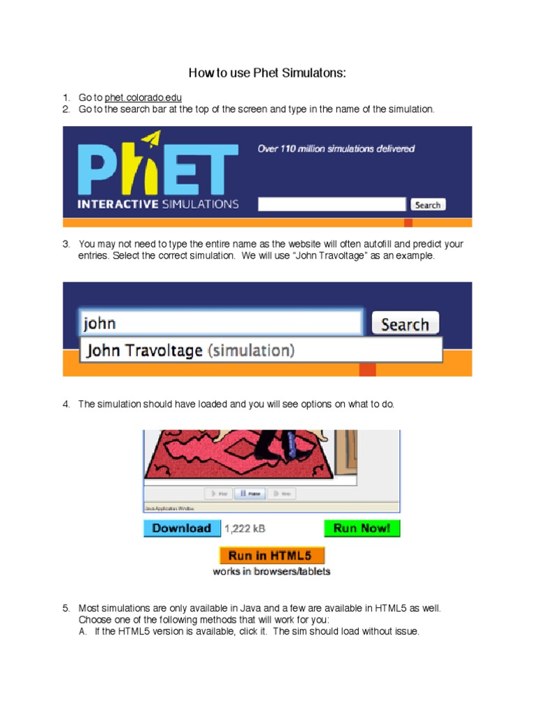Howto Use Phet | PDF | Career & Growth | Computers