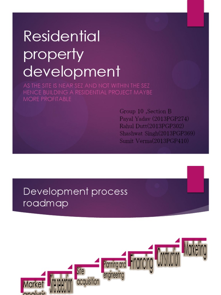 Residential Development Near SEZ | PDF | Market Analysis | Mergers And ...