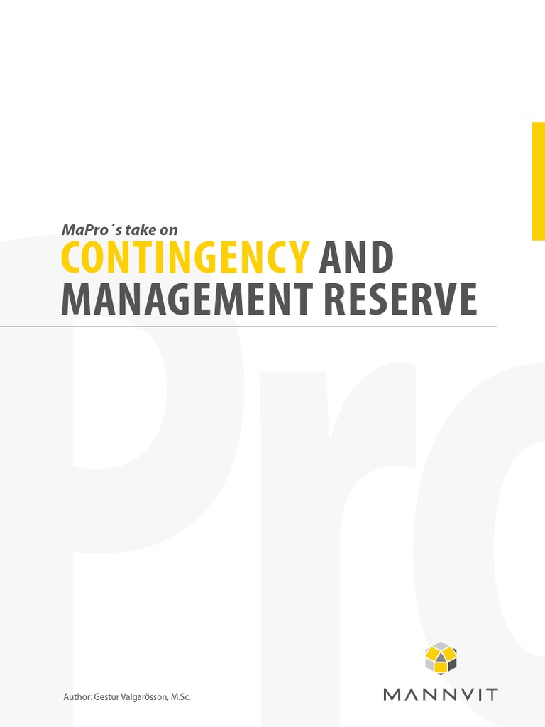 Contingency and Management Reserve | PDF | Probability Distribution ...