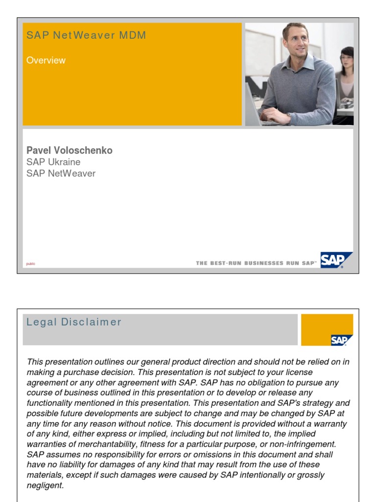 Sap Netweaver MDM | PDF | Application Programming Interface | Service ...