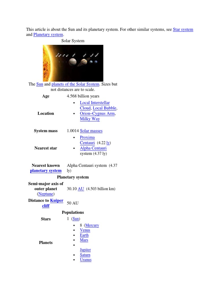 What Is Solar System | PDF | Solar System | Planets
