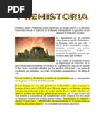 Esquema de La División de La Prehistoria | PDF