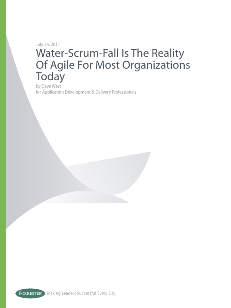 Water Scrum Fall | PDF | Agile Software Development | Scrum (Software ...