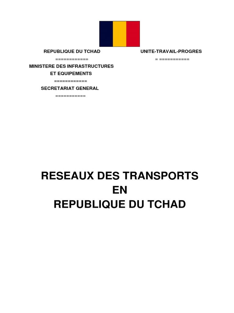 Chad Transport | Download Free PDF | Tchad | Embouteillage (route)