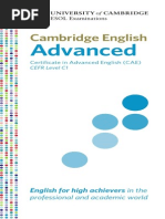 Cambridge English Advanced 1 Examination Papers With Answers | PDF