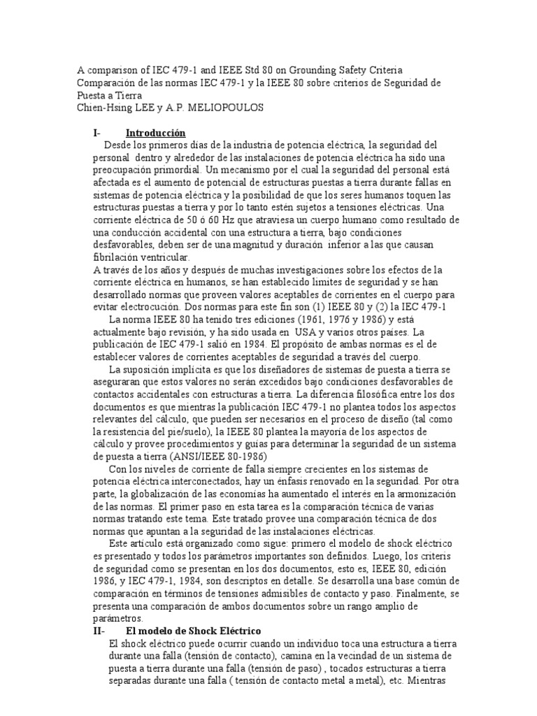 IEEE80 | PDF | voltaje | Electromagnetismo