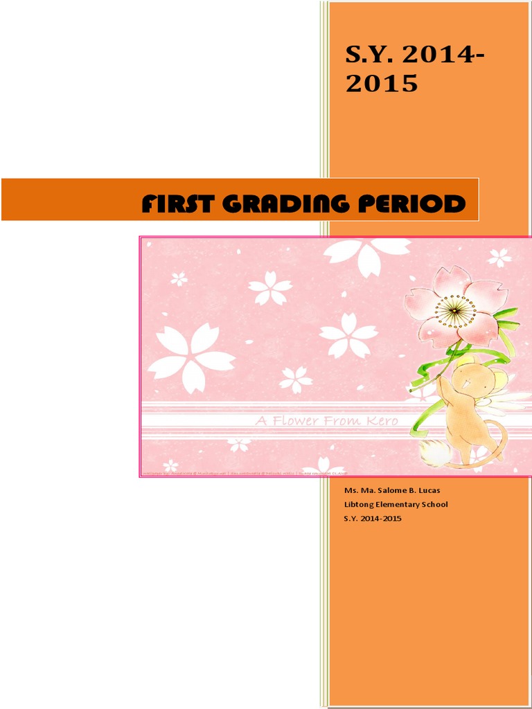 First Grading Period Overview | PDF