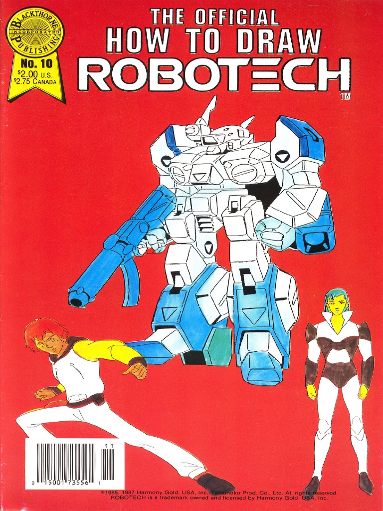 The Official How To Draw Robotech 10 | PDF | Perspective (Graphical ...