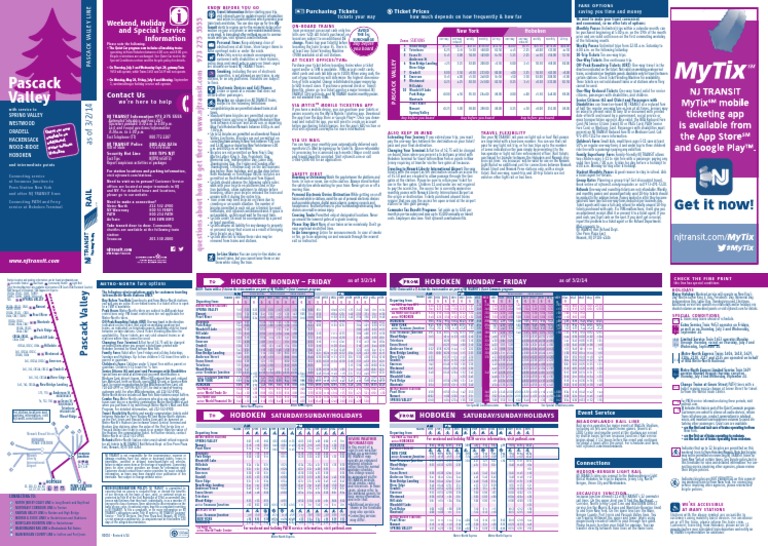 Spring Valley Train | PDF | Metro North Railroad | Nj Transit