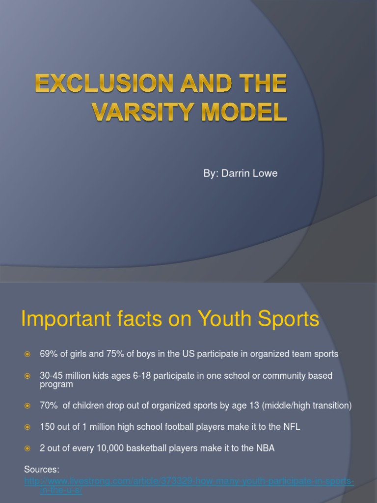 Varsity Model Presentation - KH 2130 | PDF | Sports | Secondary School
