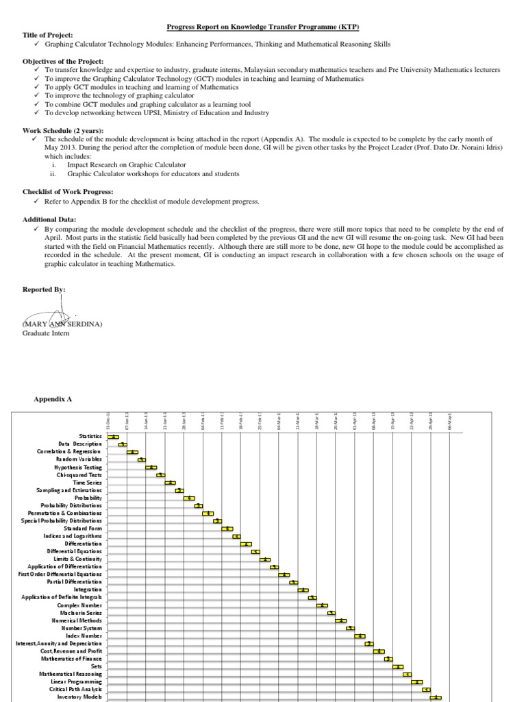 Graphing Calculator Tech Progress | PDF | Statistics | Analysis