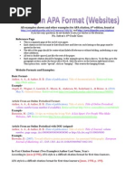APA 7th Edition Style Tutorial - APA Activity | PDF | Apa Style | Citation