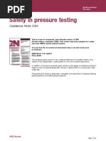 Pneumatic Test - Calculation | PDF | Pascal (Unit) | Risk