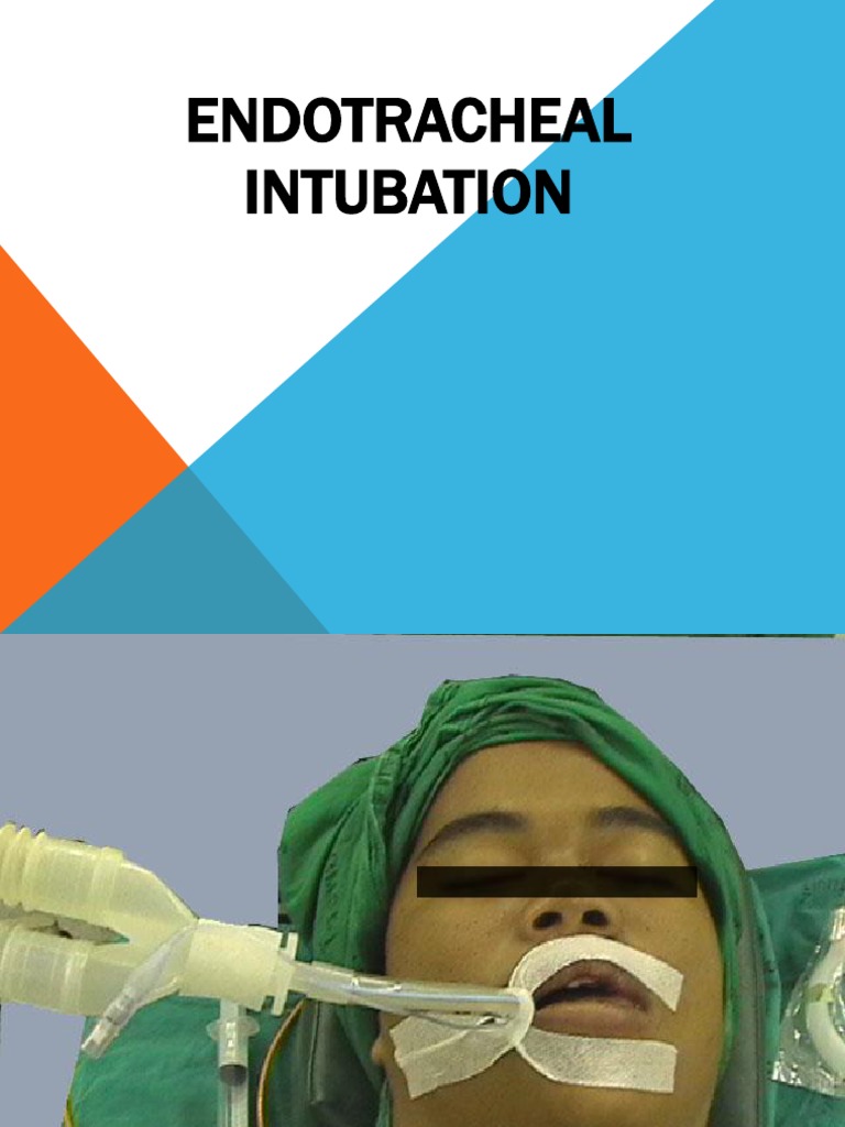 Et Intubate | PDF | Medical Specialties | Respiratory System