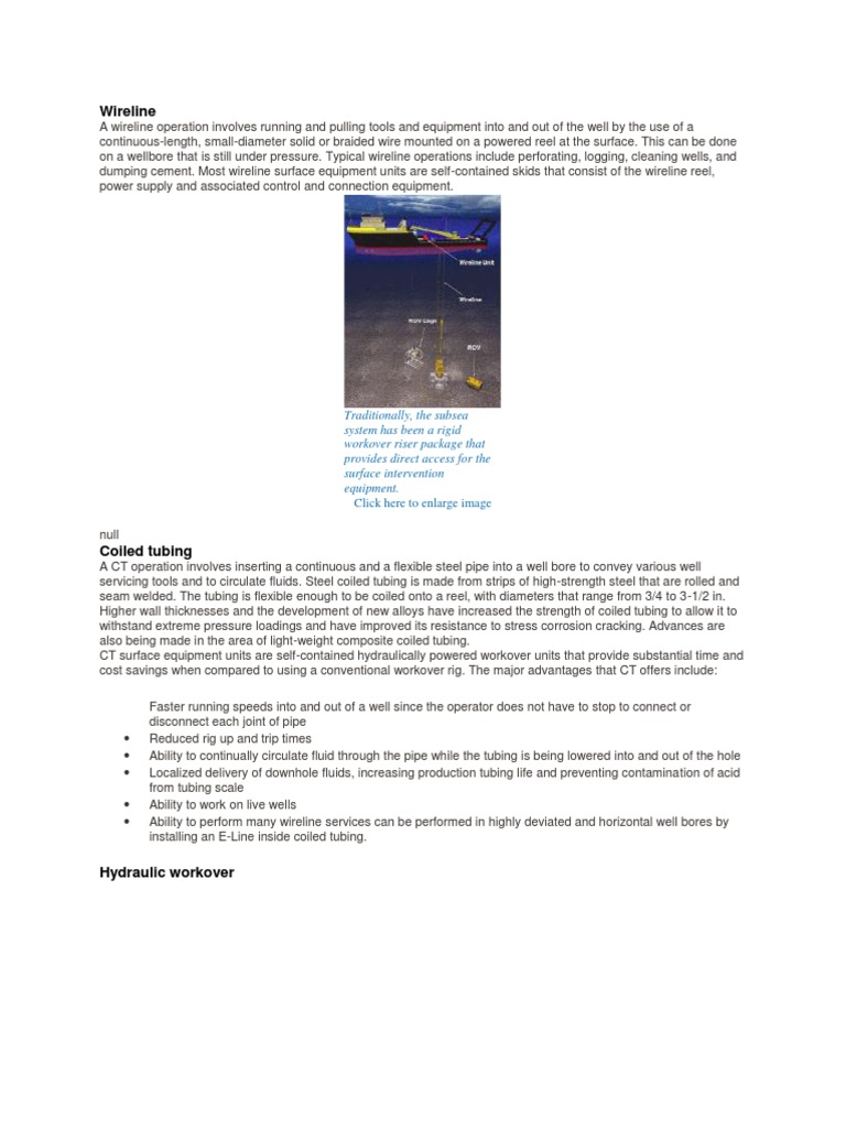 Rigless Workover | PDF | Drilling Rig | Pipe (Fluid Conveyance)