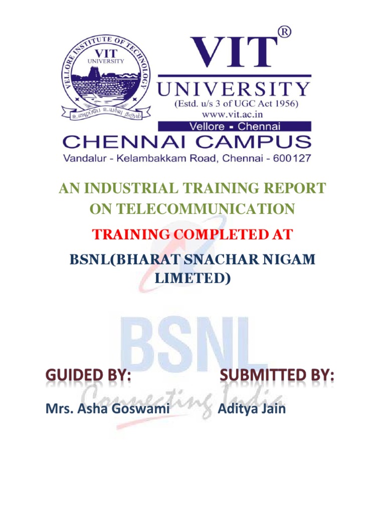 BSNL Internship Report | PDF