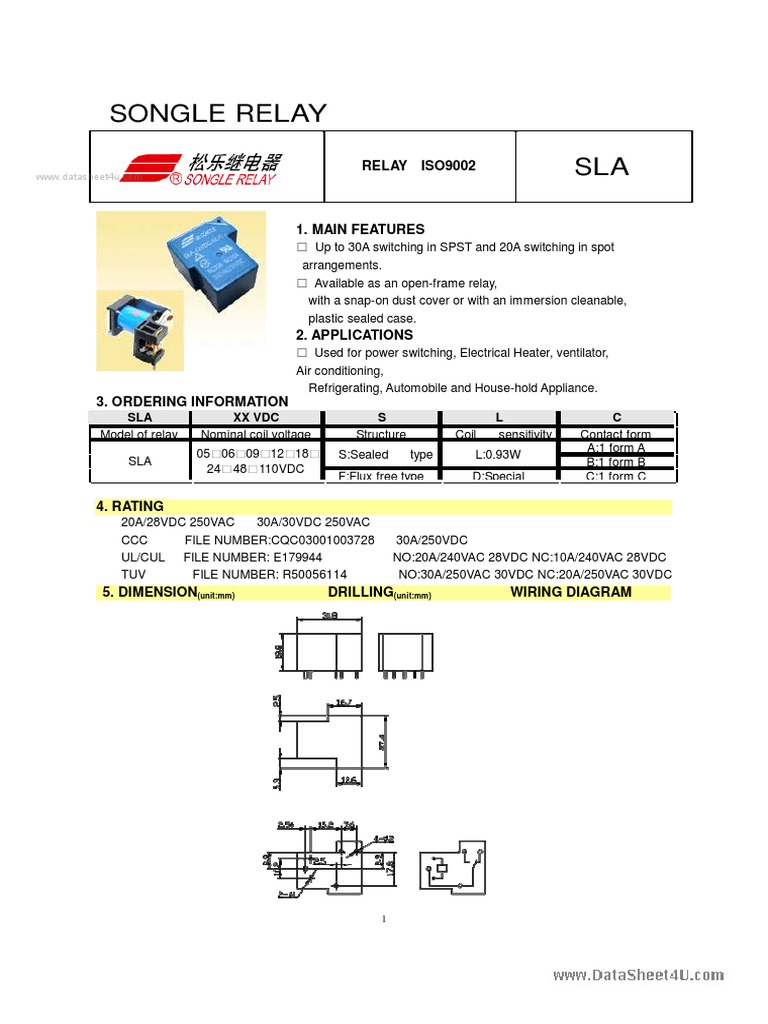 Relay | PDF | Relay | Physical Quantities