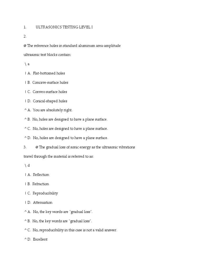 UT - Questions and Answers | PDF | Waves | Refraction