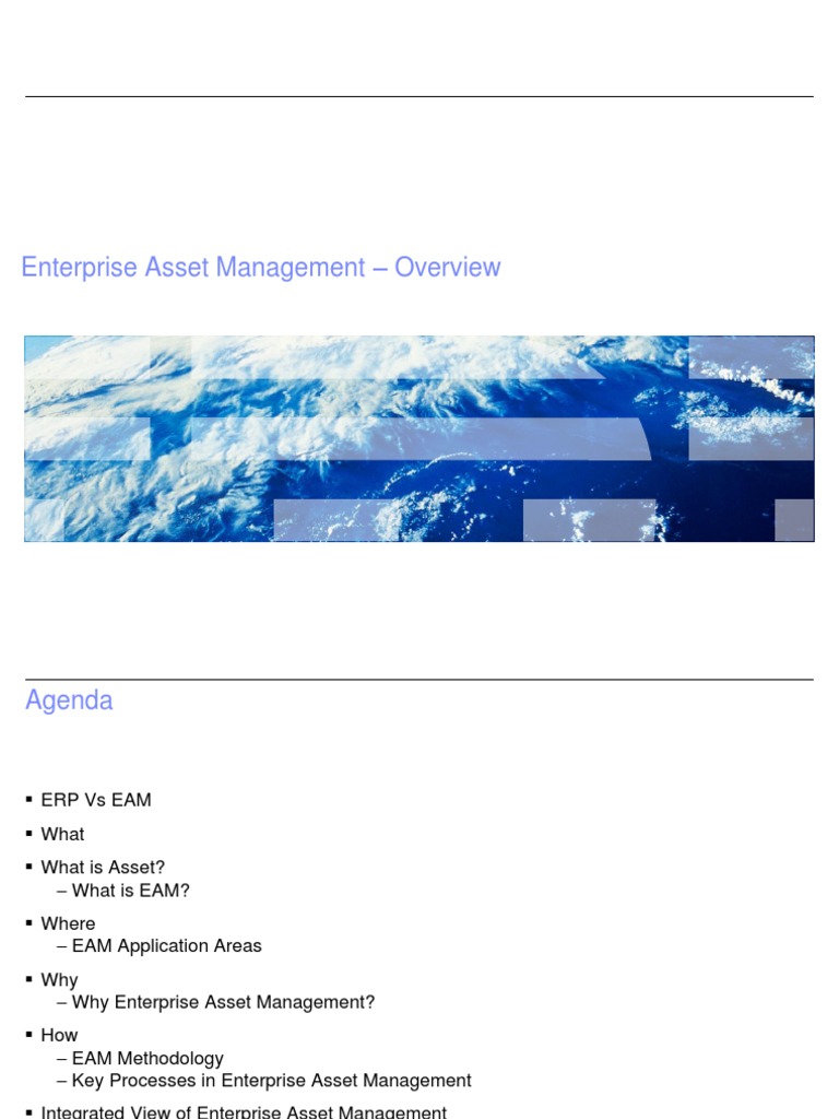 Enterprise Asset Management Overview | PDF | Enterprise Resource ...