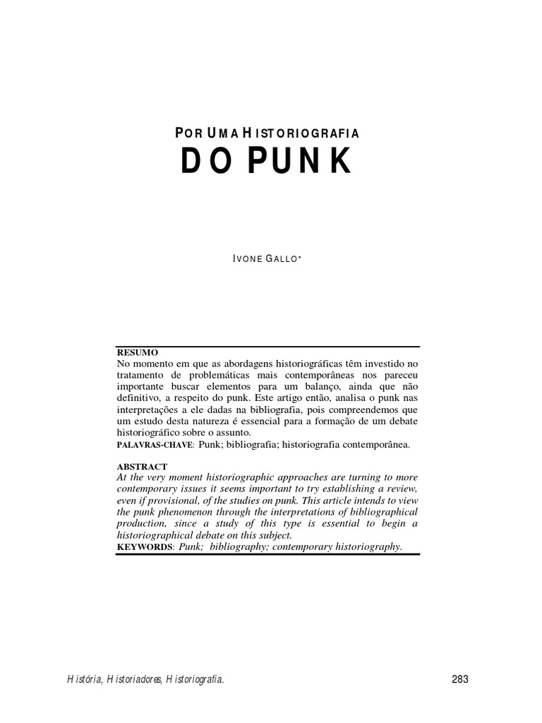 Punk | PDF