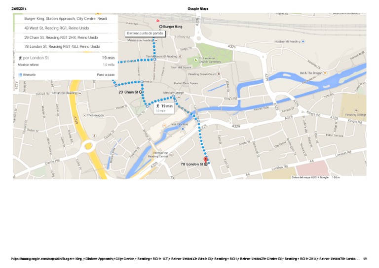 Google Maps. Academias Ingles Reading | PDF | Lifestyle