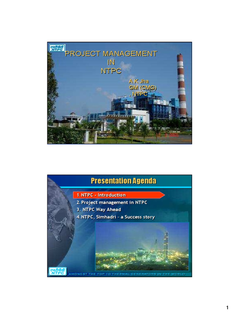 Project Management in Ntpc-Libre | PDF | Project Management | Nature