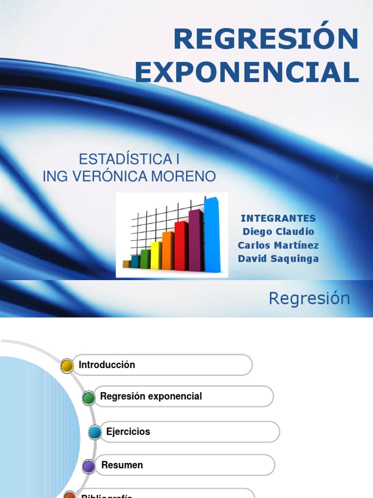 Regresión Exponencial: Análisis y Ejercicios | PDF