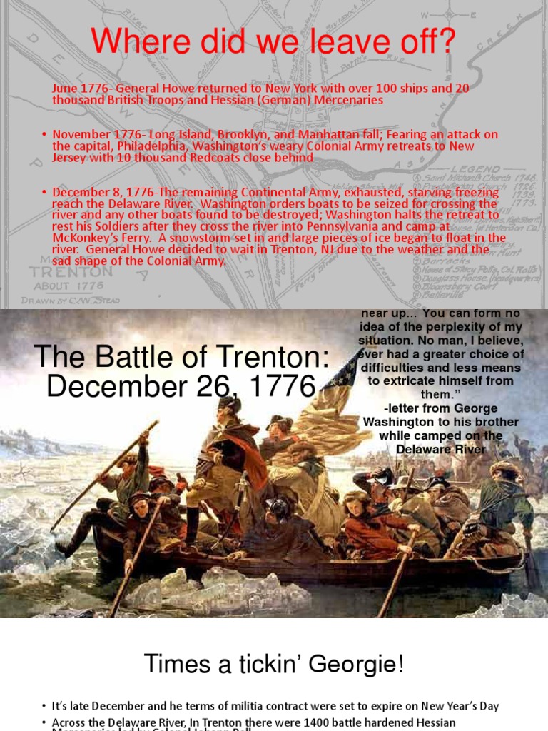 Trenton 2 Presentation | PDF | American Revolution | Military
