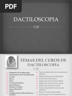 Dactiloscopia I | PDF | Huella dactilar | Biometría