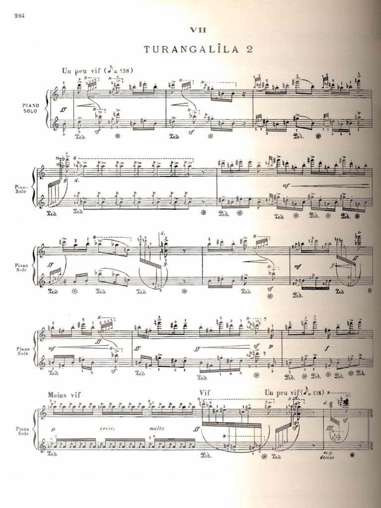 Turangalîla Symphony Score Overview | PDF