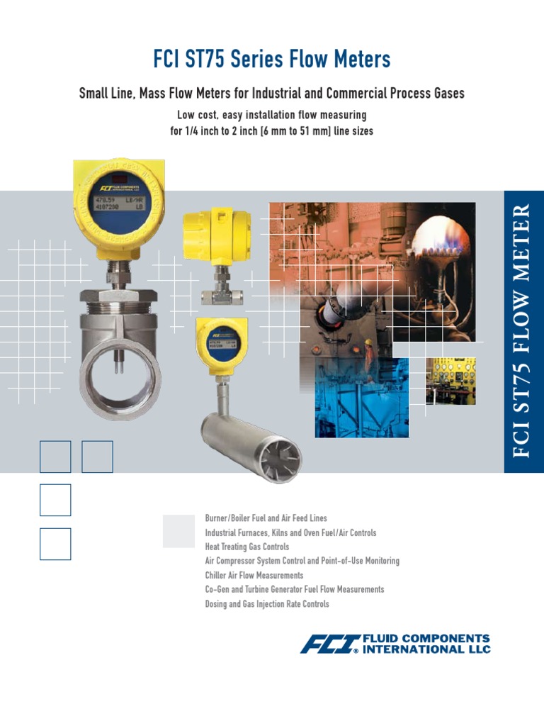 ST75-Brochure-RevJ (2011) | PDF | Flow Measurement | Calibration